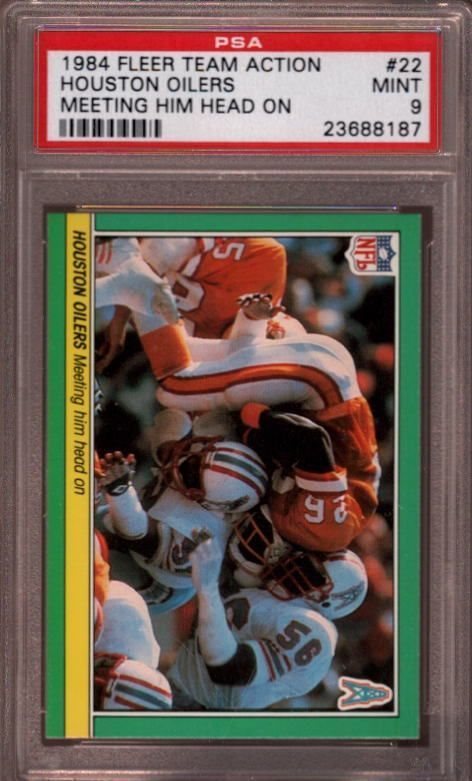 Auction Prices Realized Football Cards 1984 Fleer Team Action Houston ...