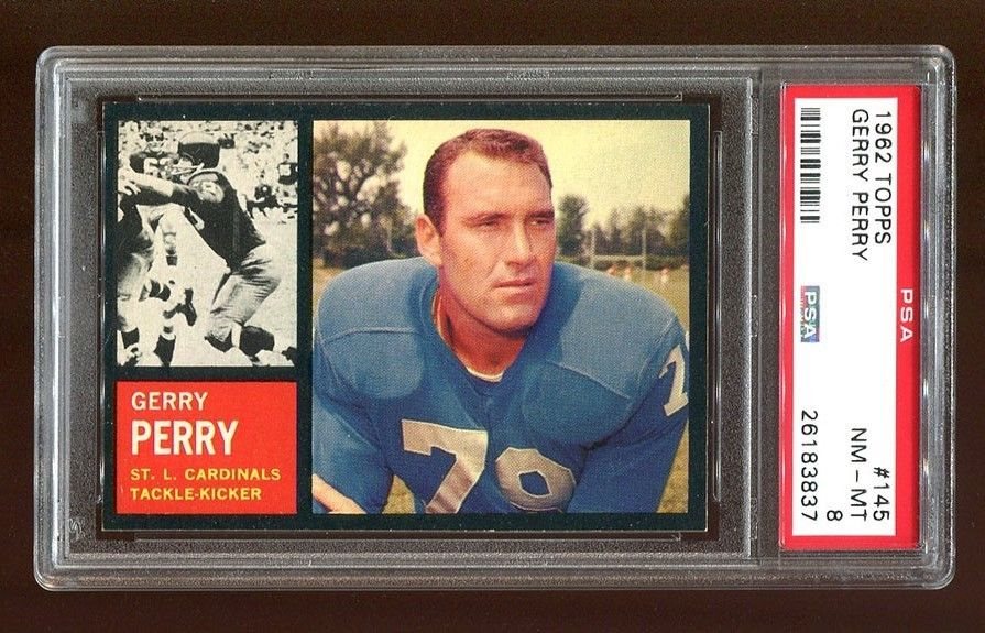 Auction Prices Realized Football Cards 1962 Topps Gerry Perry