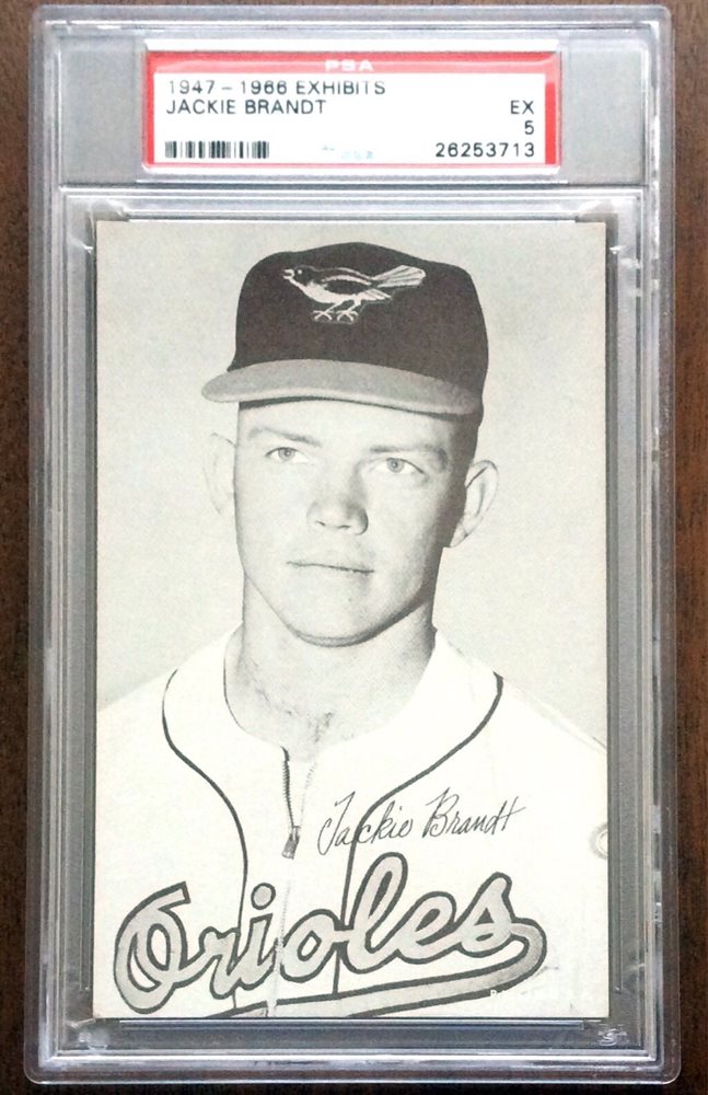 Auction Prices Realized Baseball Cards 1947-66 EXHIBITS Jackie Brandt