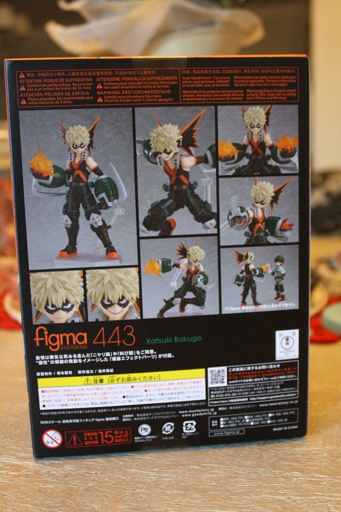Anime My Hero Academia Katsuki Bakugo Figma 443 Max Fac