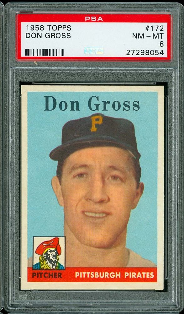 Auction Prices Realized Baseball Cards 1958 Topps Don Gross
