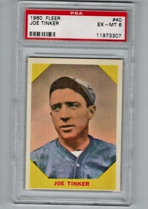 Auction Prices Realized Baseball Cards 1960 Fleer Joe Tinker