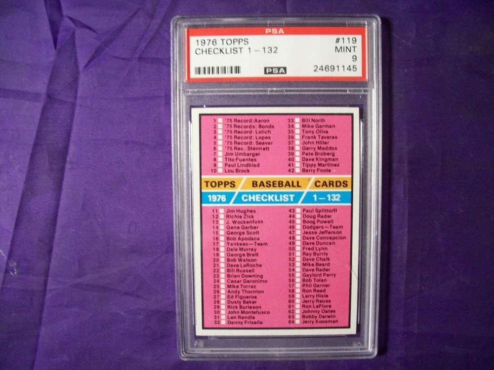 eBay Auction Item 122698239927 Baseball Cards 1976 Topps