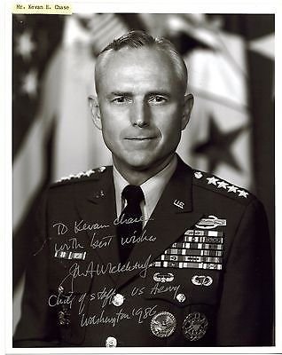 General John A. Wickham U.S. Army Chief of Staff 1986 s