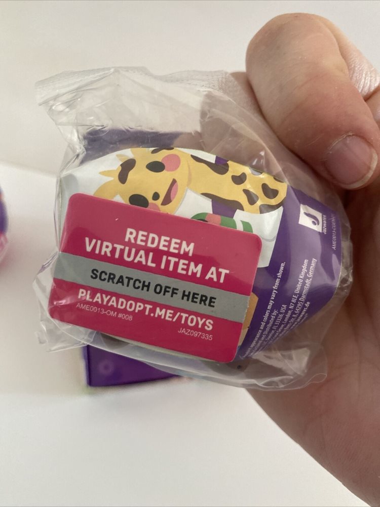 ADOPT ME! Mystery Pets Stegosaurus Mini Figure W Code