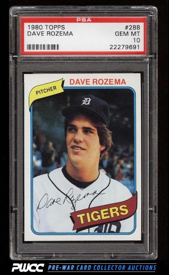Auction Prices Realized Baseball Cards 1980 Topps Dave Rozema