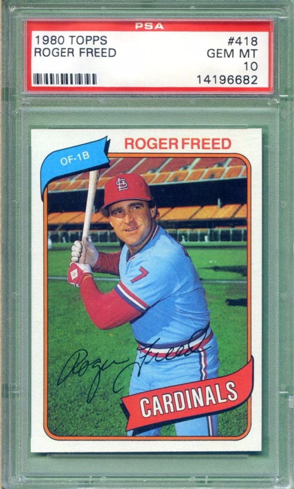 Auction Prices Realized Baseball Cards 1980 Topps Roger Freed