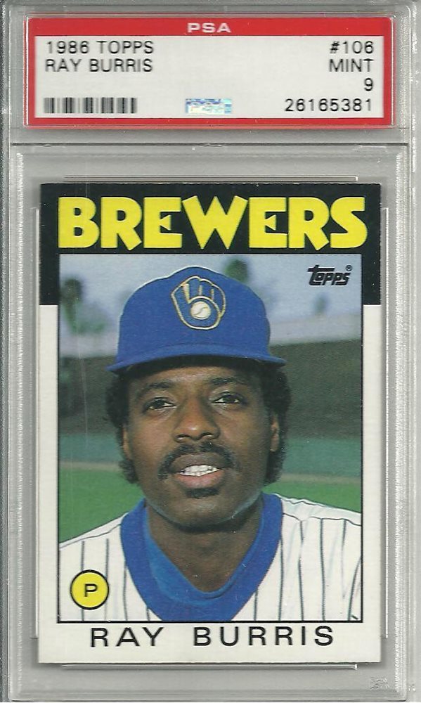 Auction Prices Realized Baseball Cards 1986 TOPPS Ray Burris