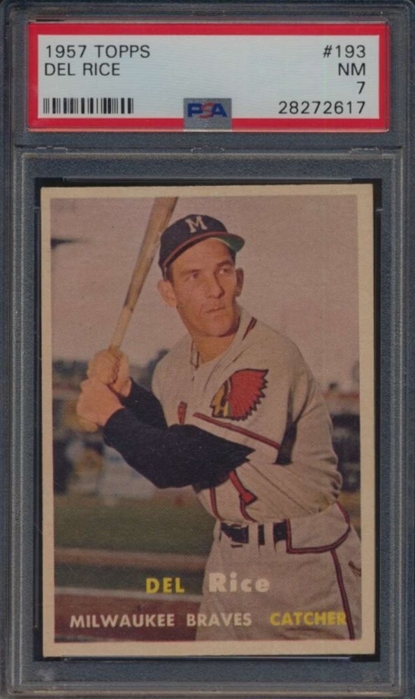 Auction Prices Realized Baseball Cards 1957 Topps Del Rice