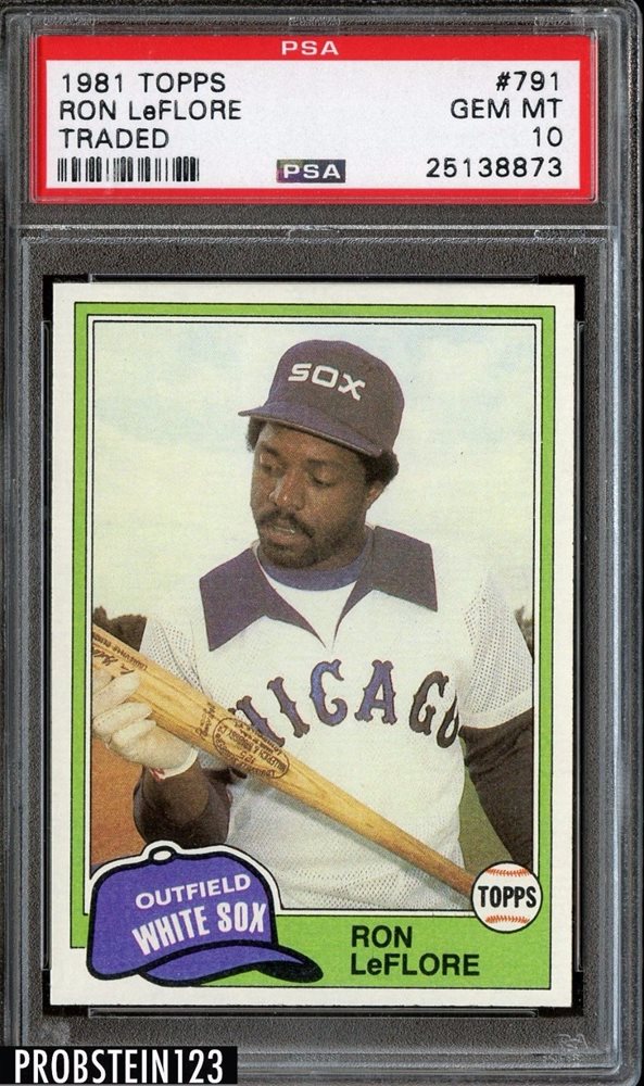 Auction Prices Realized Baseball Cards 1981 Topps Ron LeFlore TRADED