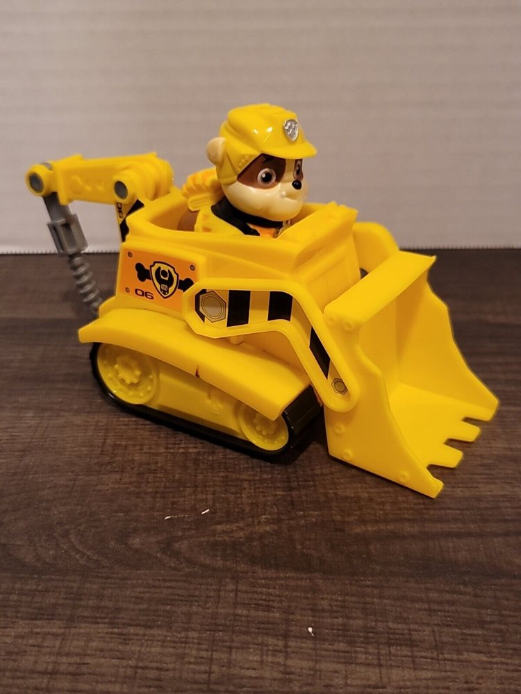 Paw Patrol Super Pup Rubble's Bulldozer Drilling, Vehic