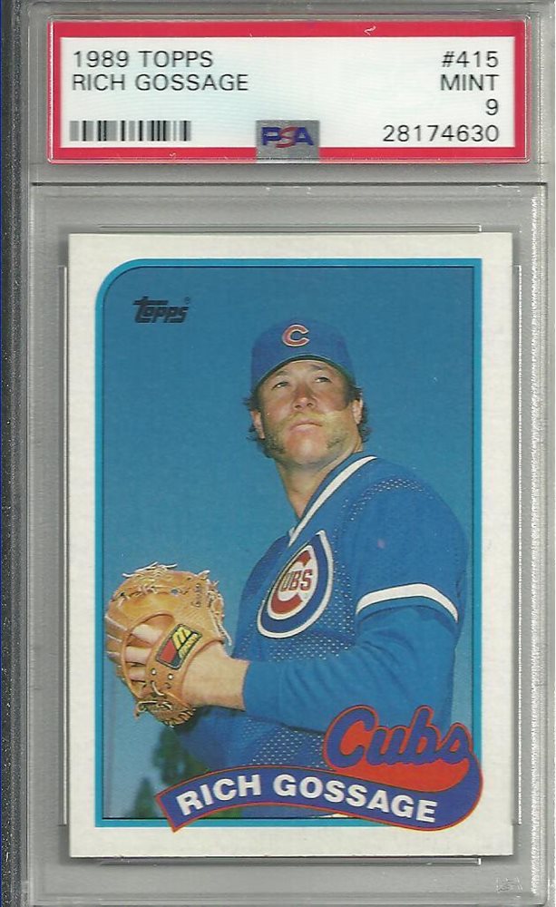 Auction Prices Realized Baseball Cards 1989 TOPPS Rich Gossage