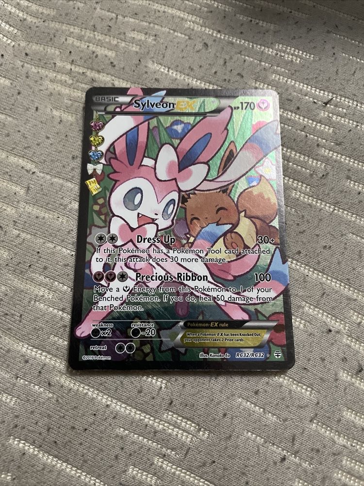 Pokemon Sylveon Ex Card