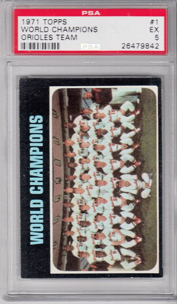 Auction Prices Realized Baseball Cards 1971 Topps World Champions ...