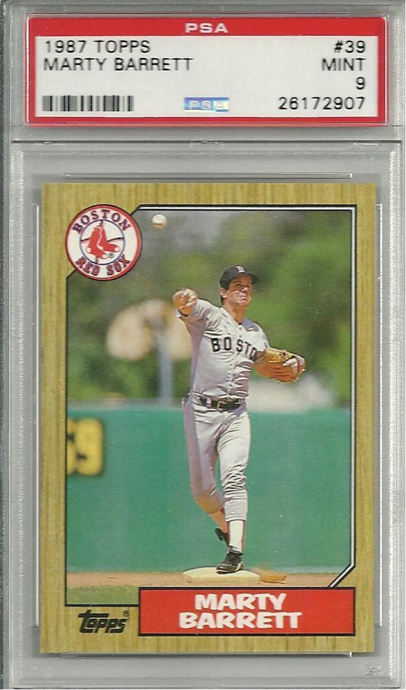 Auction Prices Realized Baseball Cards 1987 Topps Marty Barrett