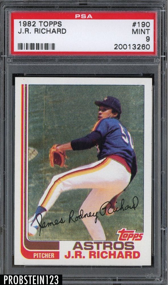 Auction Prices Realized Baseball Cards 1982 Topps J. R. Richard