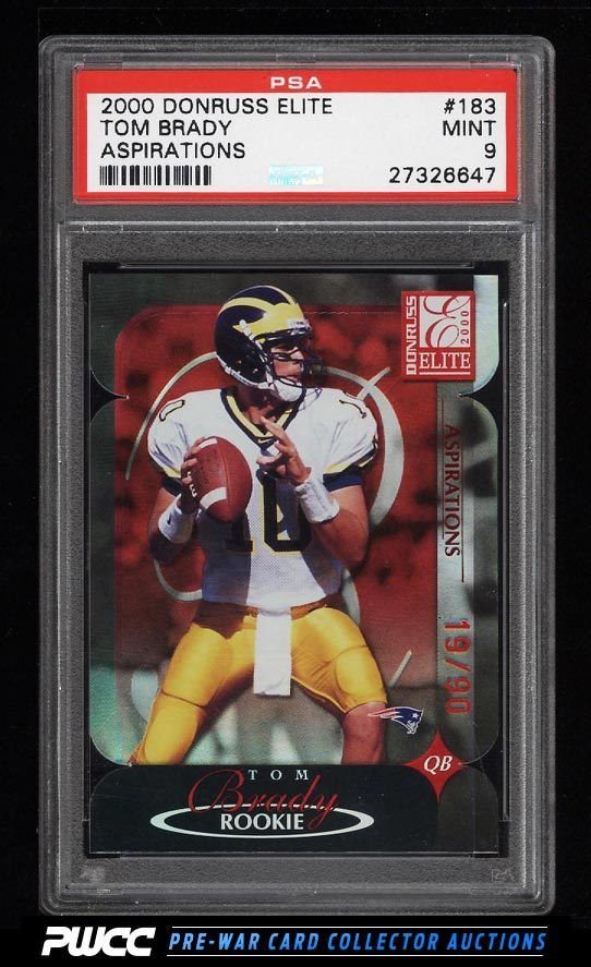 Auction Prices Realized Football Cards 2000 Donruss Elite Tom Brady