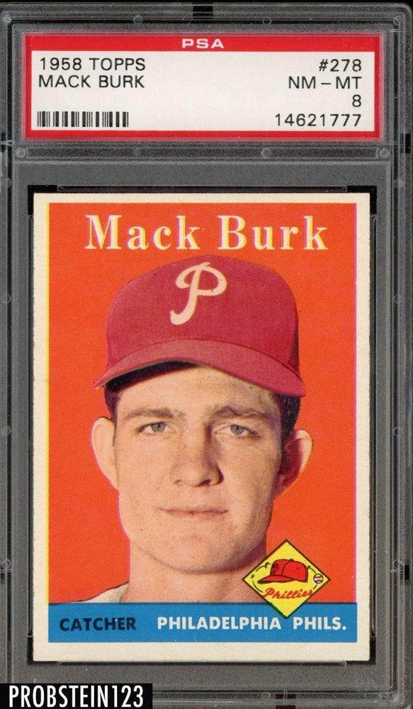 Auction Prices Realized Baseball Cards 1958 Topps Mack Burk