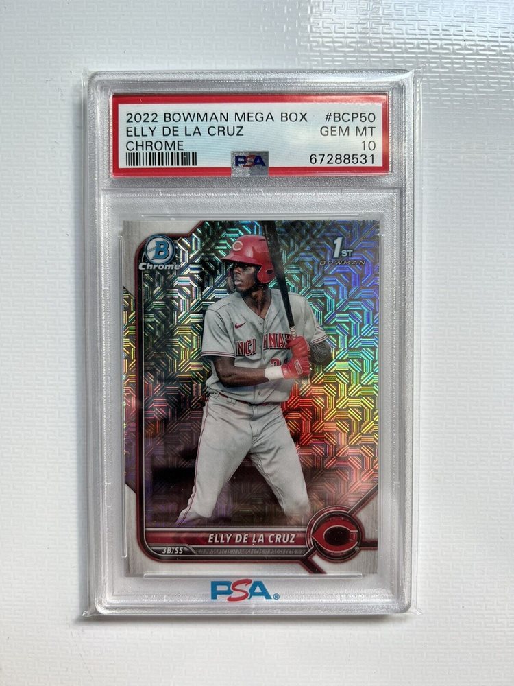 2022 Bowman Chrome Mega Box Elly De La Cruz 1st Mojo Ch
