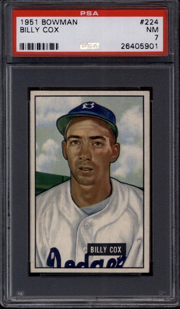 Auction Prices Realized Baseball Cards 1951 Bowman Billy Cox