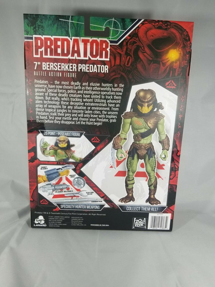 Predator Berserker Lanard Hunter Series 7" Action Figur