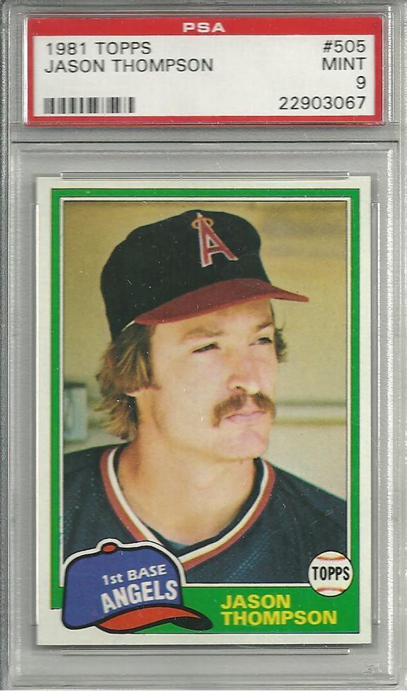 Auction Prices Realized Baseball Cards 1981 Topps Jason Thompson