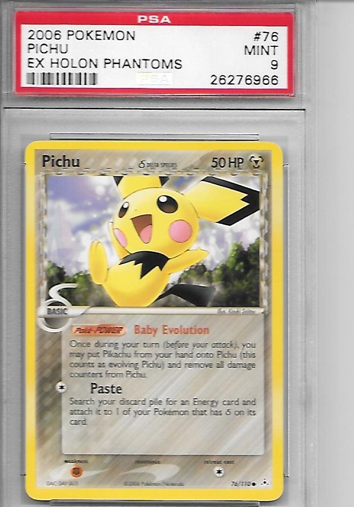 Pichu Card Ex