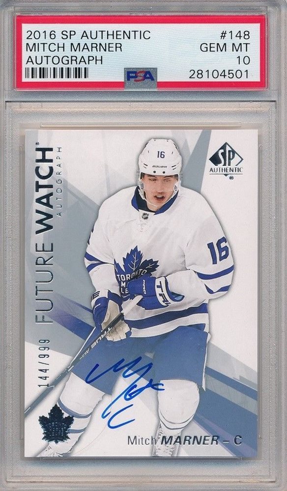 Auction Prices Realized Hockey Cards 2016 SP Authentic Mitch Marner ...