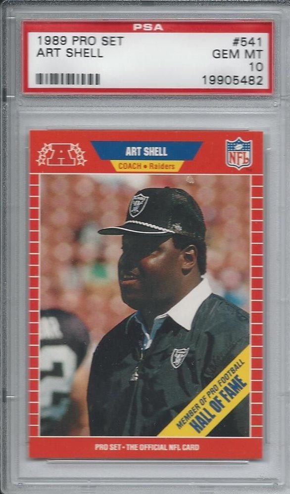Auction Prices Realized Football Cards 1989 Pro Set Art Shell