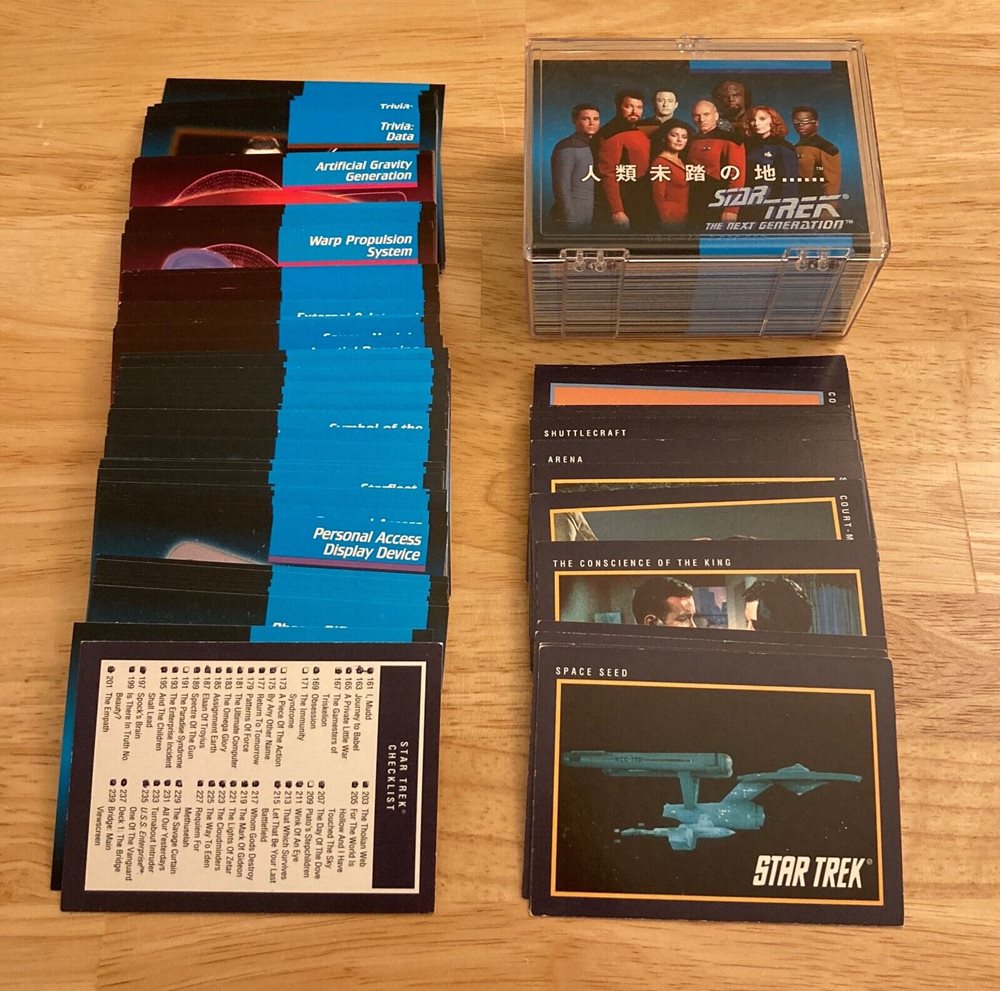 Star Trek The Next Generation Trading Cards Lot Star Trek The Next Generation Trading Cards Lot