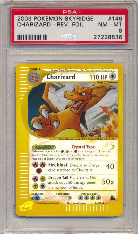 Auction Prices Realized Tcg Cards 2003 Pokemon Skyridge Charizard ...