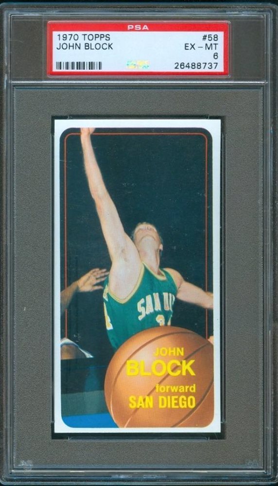 Auction Prices Realized Basketball Cards 1970 Topps John Block
