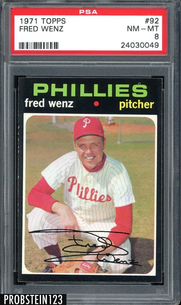 Auction Prices Realized Baseball Cards 1971 Topps Fred Wenz