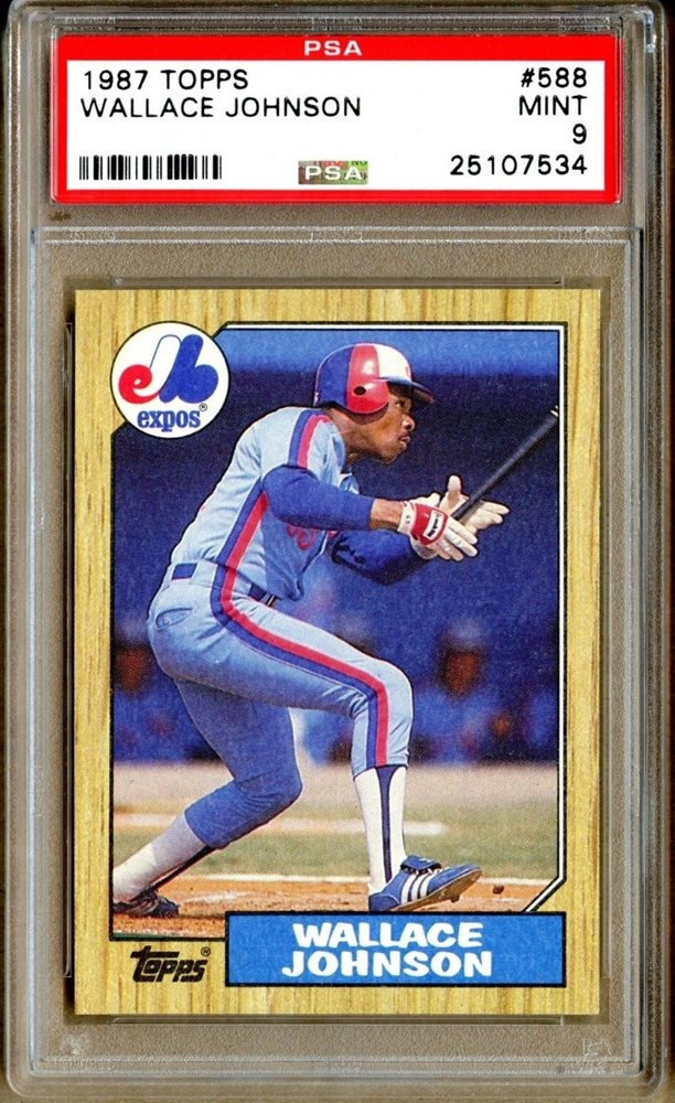 Auction Prices Realized Baseball Cards 1987 Topps Wallace Johnson