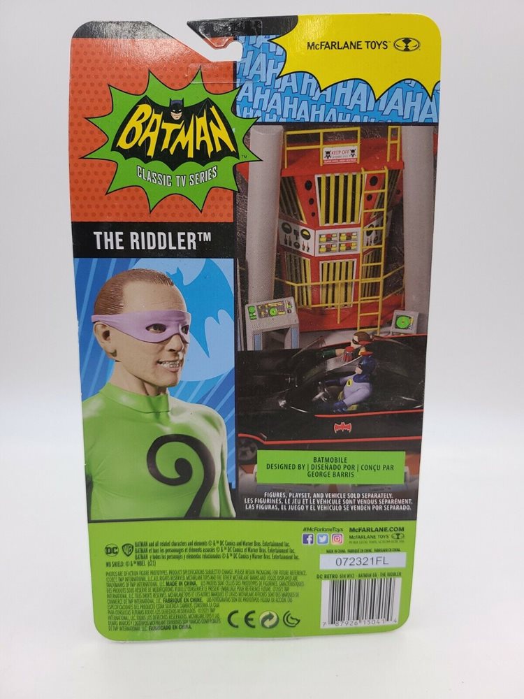 McFarlane Toys The Riddler Retro 1966 Classic TV Series