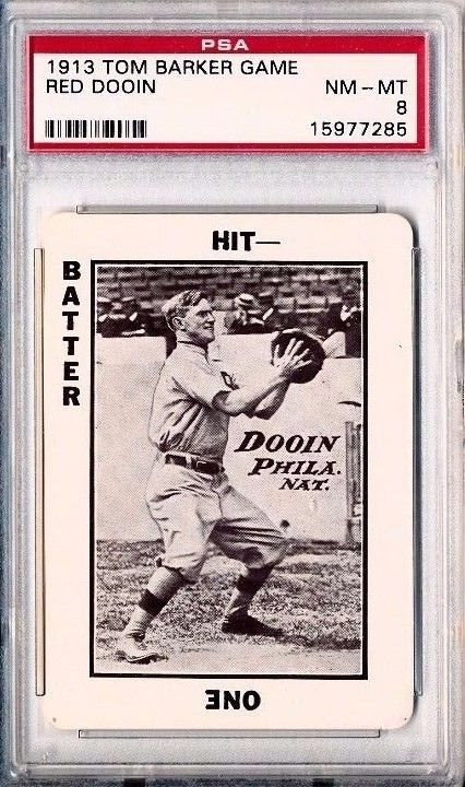 Auction Prices Realized Baseball Cards 1913 TOM BARKER GAME Red Dooin