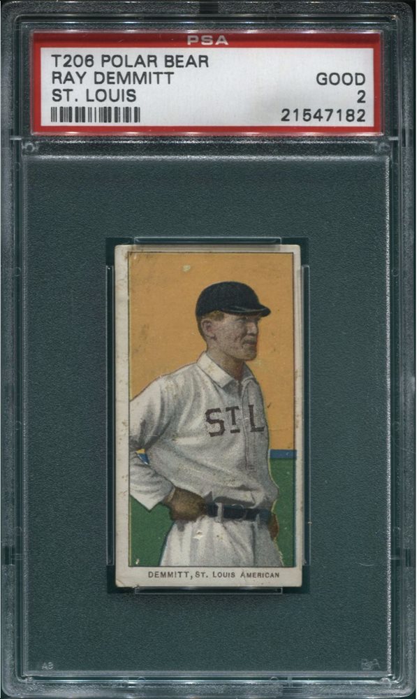 Auction Prices Realized Baseball Cards 1909-11 T206 Polar Bear Ray ...