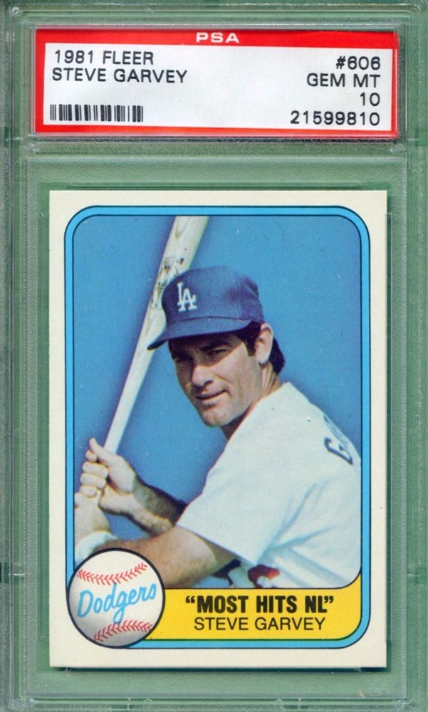 Auction Prices Realized Baseball Cards 1981 FLEER Steve Garvey