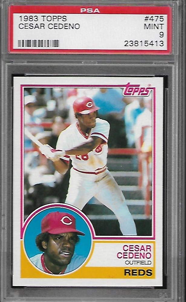 Auction Prices Realized Baseball Cards 1983 Topps Cesar Cedeno