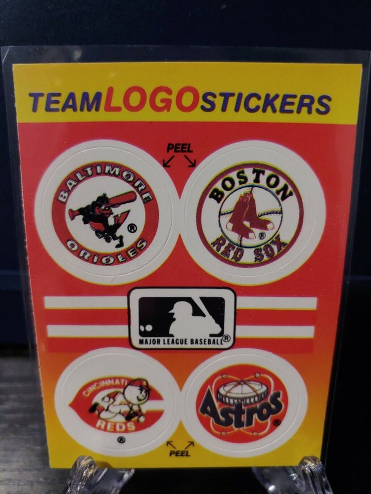 Fleer Team Logo Stickers