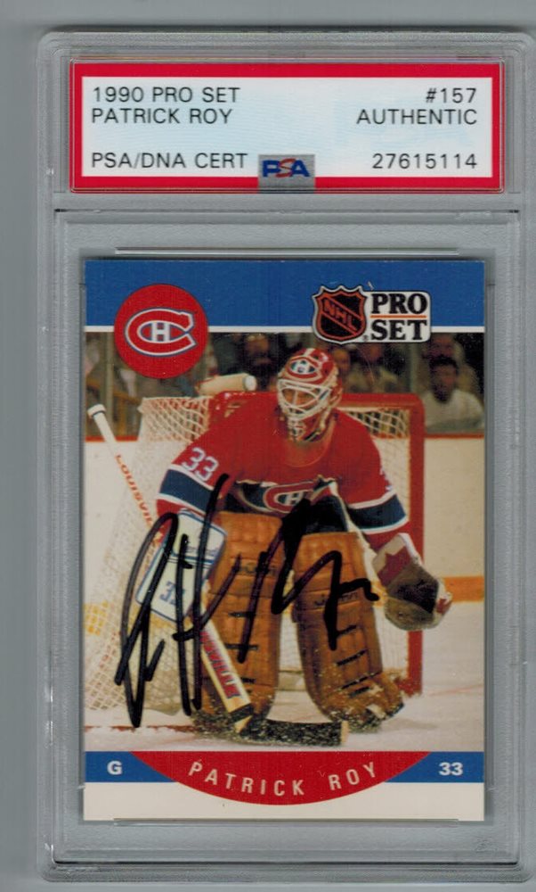 Auction Prices Realized Hockey Cards 1990 Pro Set Patrick Roy