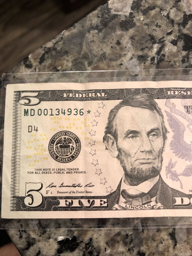 Rare 5 Dollar Bills