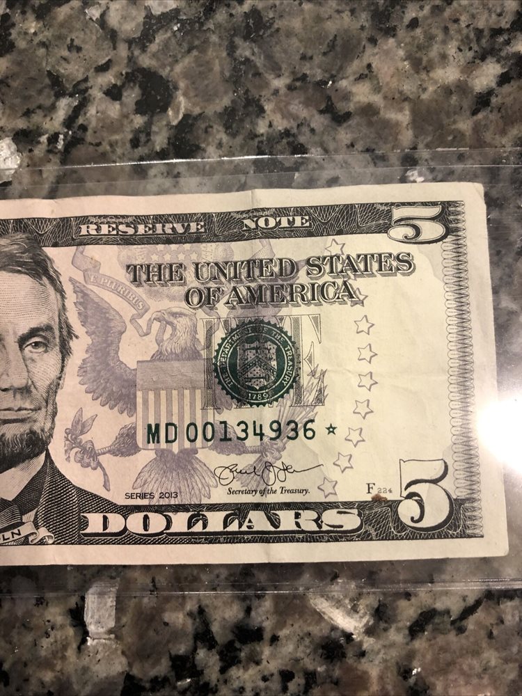 Rare 5 Dollar Bills