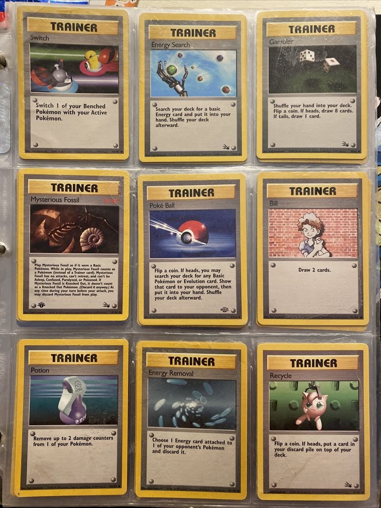 pokemon trainer cards