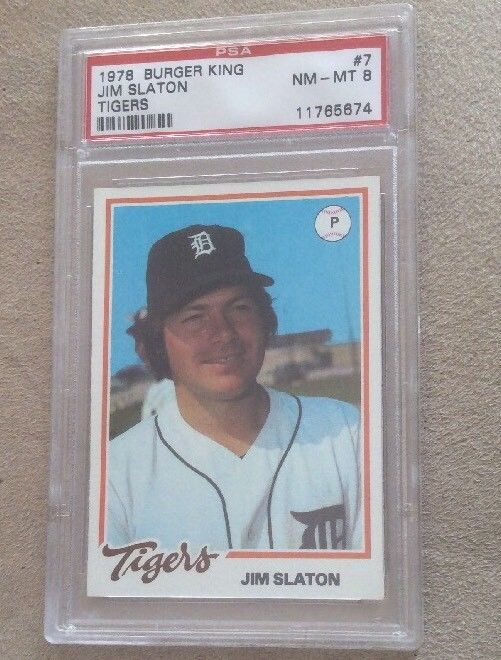 Auction Prices Realized Baseball Cards 1978 Burger King Tigers Jim Slaton