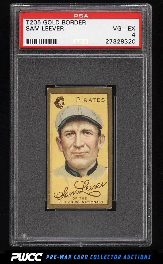Auction Prices Realized Baseball Cards 1911 T205 Gold Border Sam Leever