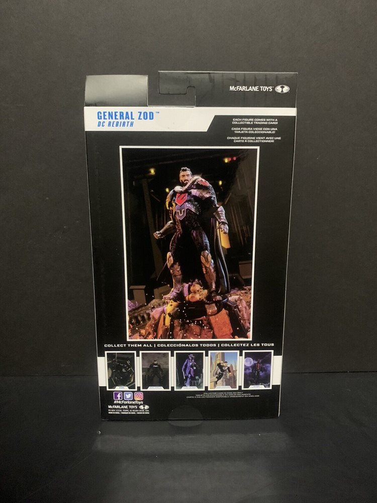 MCFARLANE DC MULTIVERSE GENERAL ZOD DC REBIRTH PLATINUM