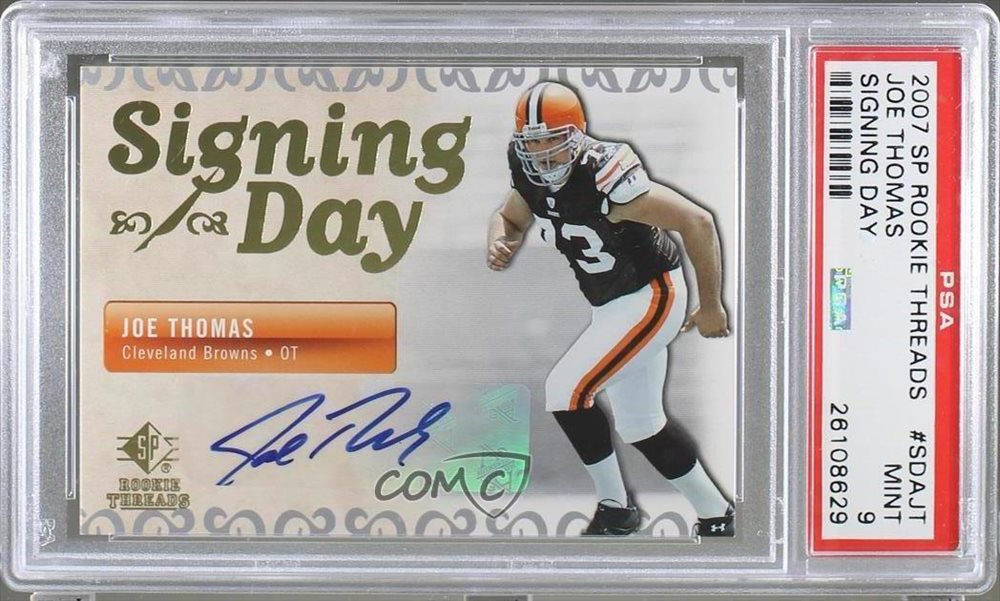 Auction Prices Realized Football Cards 2007 SP Rookie Threads Signing ...