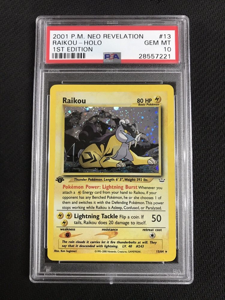 1st Edition Raikou 13/64 Neo Revelation - munimoro.gob.pe