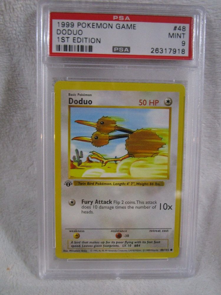 Auction Prices Realized Tcg Cards 1999 Pokemon Game Doduo 1st Edition